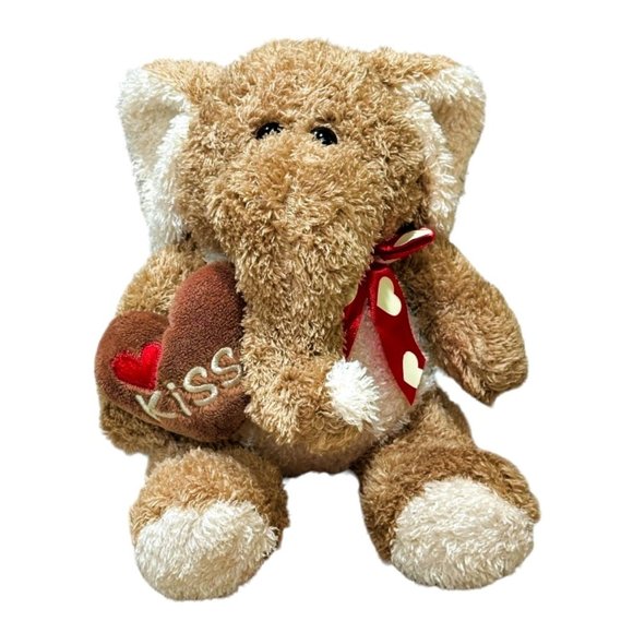Dan Dee | Toys | Elephant Stuffed Animal Dan Dee Plush Kiss Heart ...